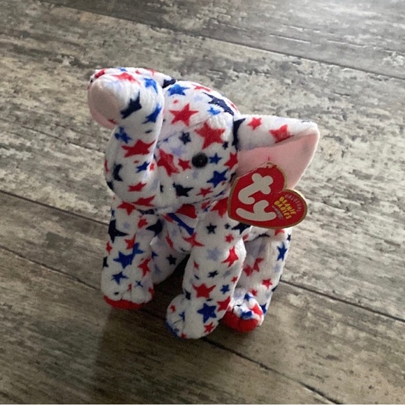 Ty | Toys | Ty Beannie Babies Righty The Elephant 204 | Poshmark